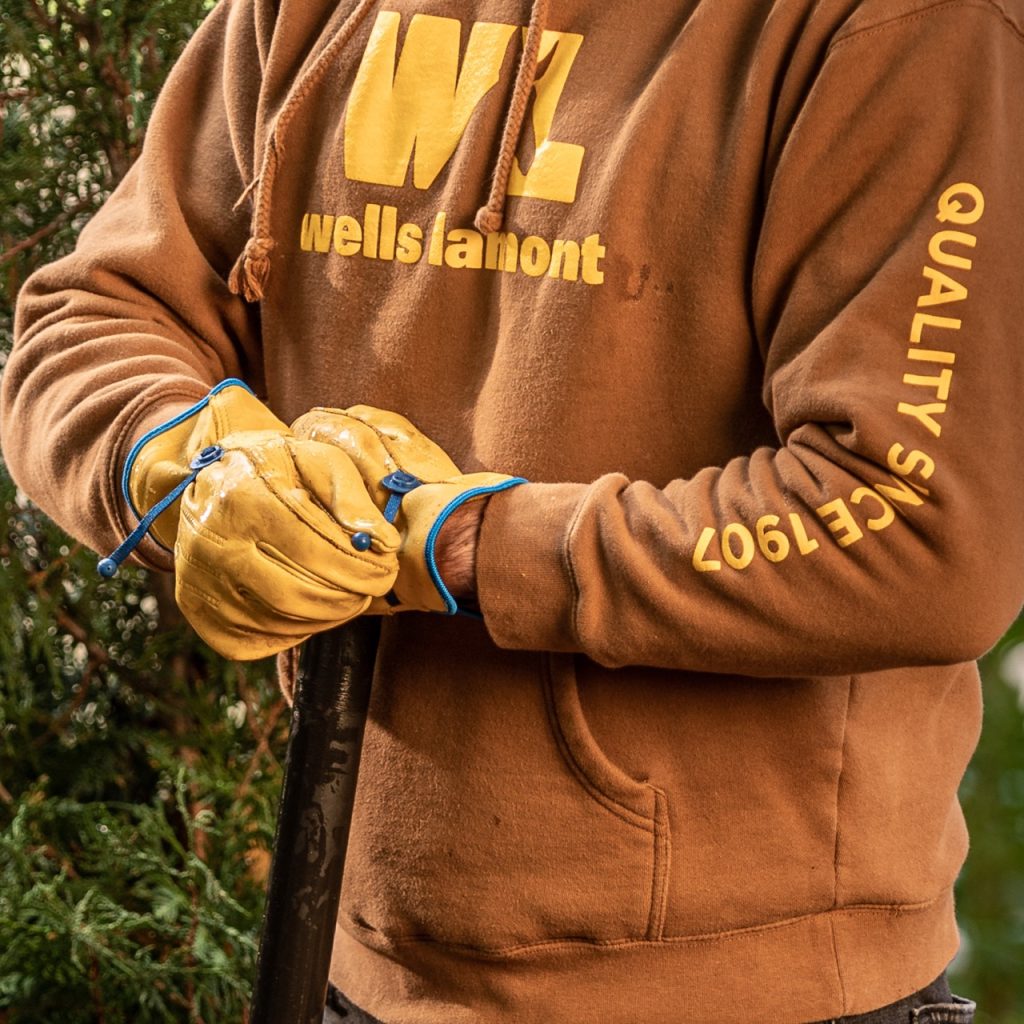 HydraHyde Breathable Water Resistant Leather Work Gloves