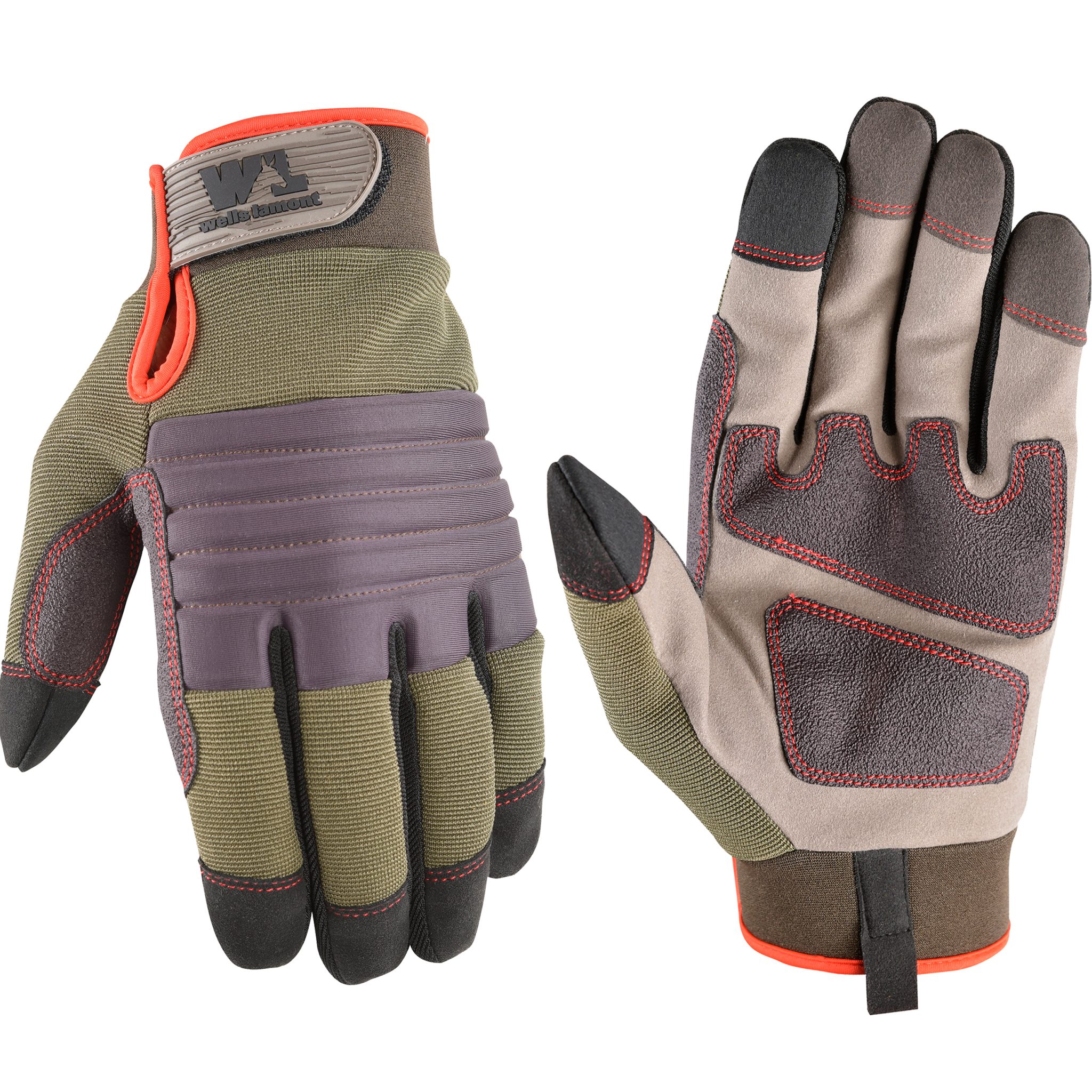 Men's Synthetic Leather Adjustable Wrist Gloves | Wells Lamont
